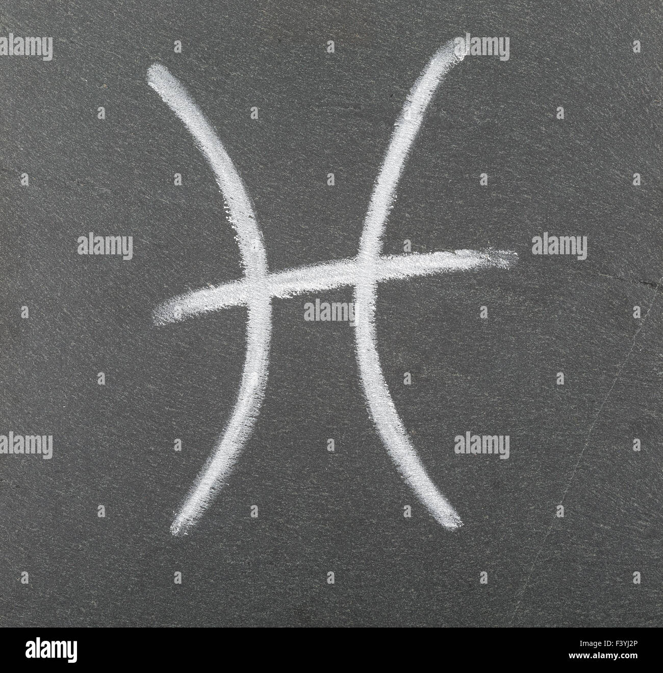 Symbole du poisson signe astrologique Banque de photographies et d ...