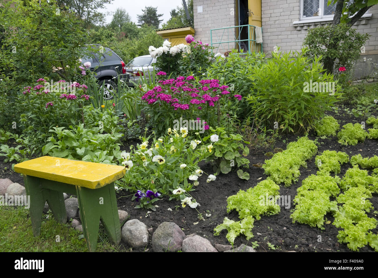 Jardin rural Banque de photographies et d’images à haute résolution - Alamy