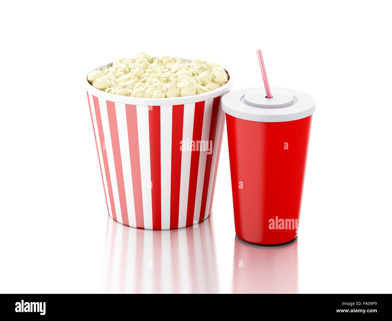 Overflowing popcorn Banque de photographies et d’images à haute ...