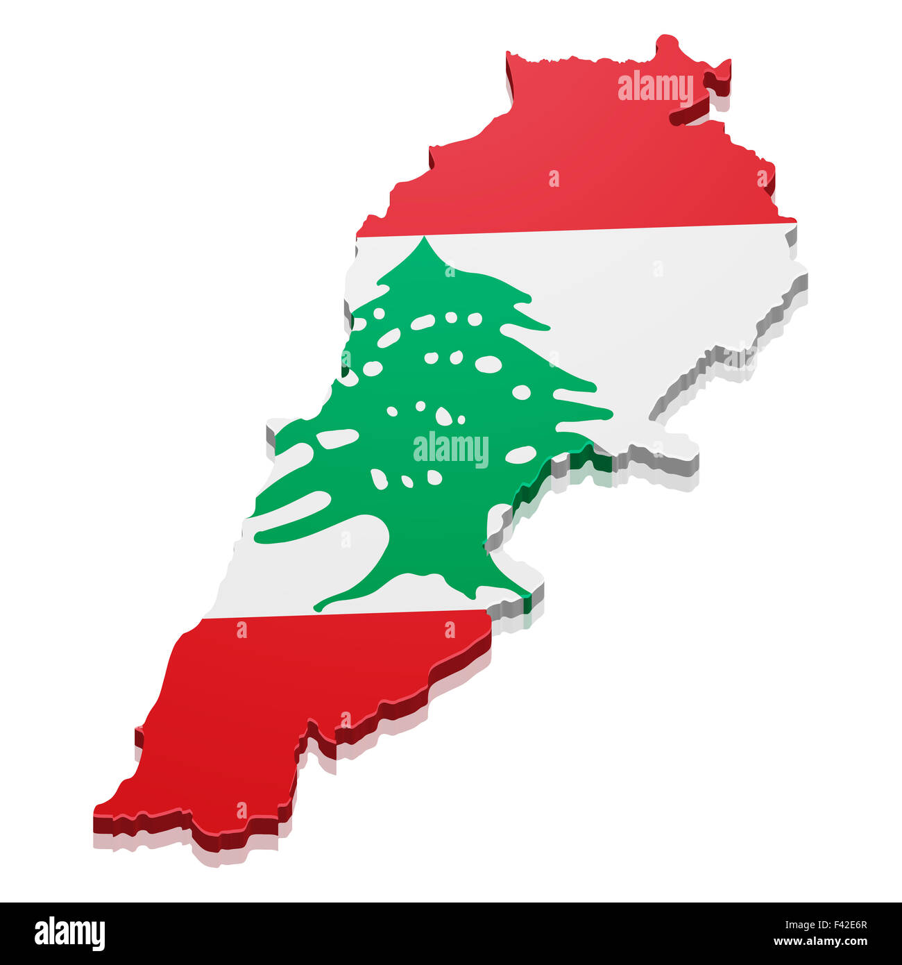 Lebanon map Banque de photographies et d’images à haute résolution - Alamy