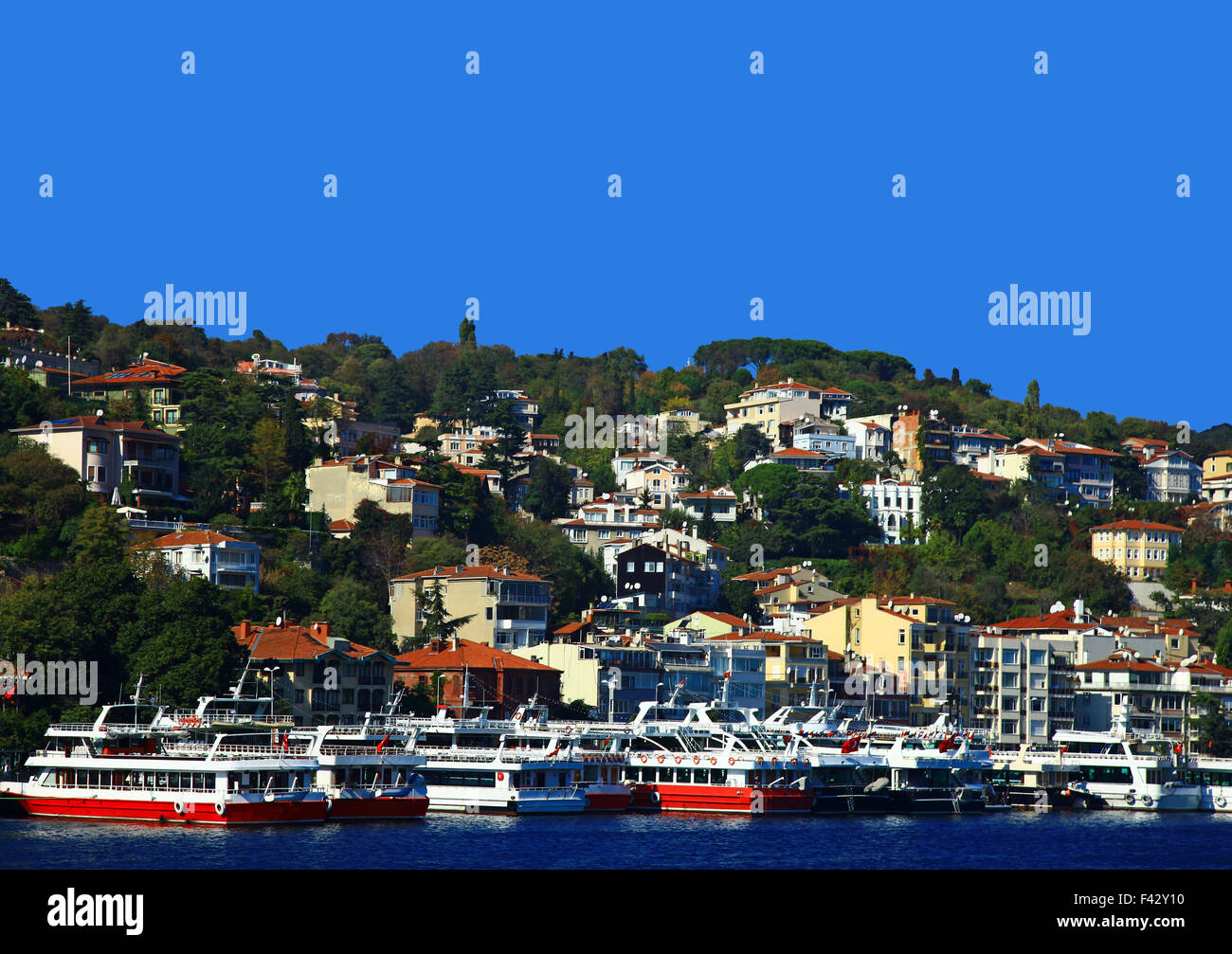 Besiktas istanbul bosphorus promenade Banque de photographies et d ...