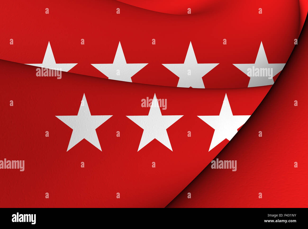 Madrid flag Banque de photographies et d’images à haute résolution - Alamy