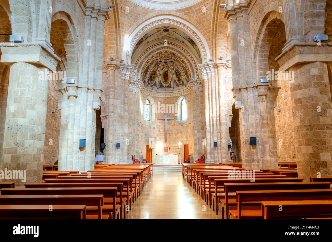 Saint Louis des Capucins au centre-ville de Beyrouth, au Liban. Vue de ...