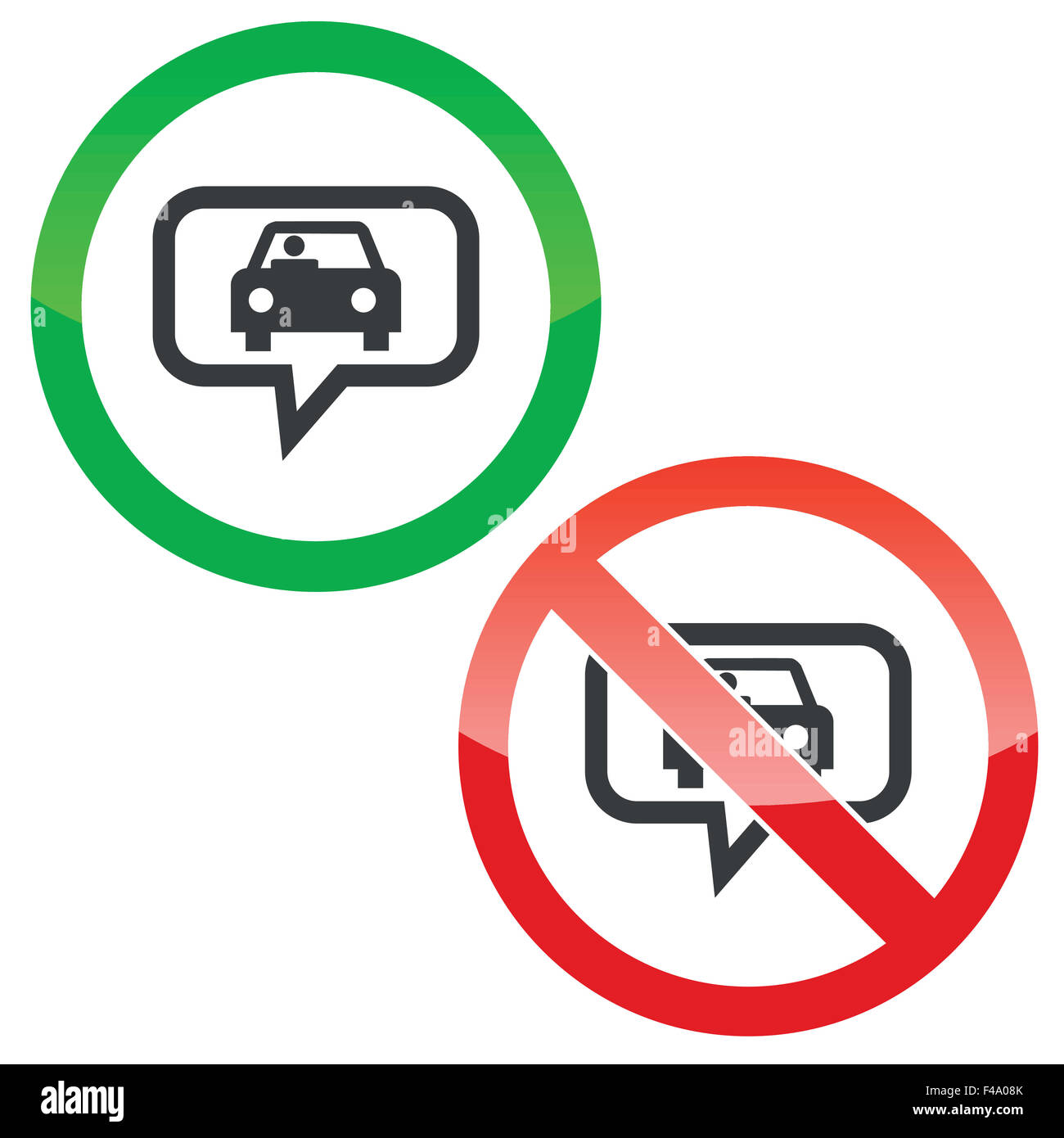 Signes de conduite Banque d'images détourées - Alamy