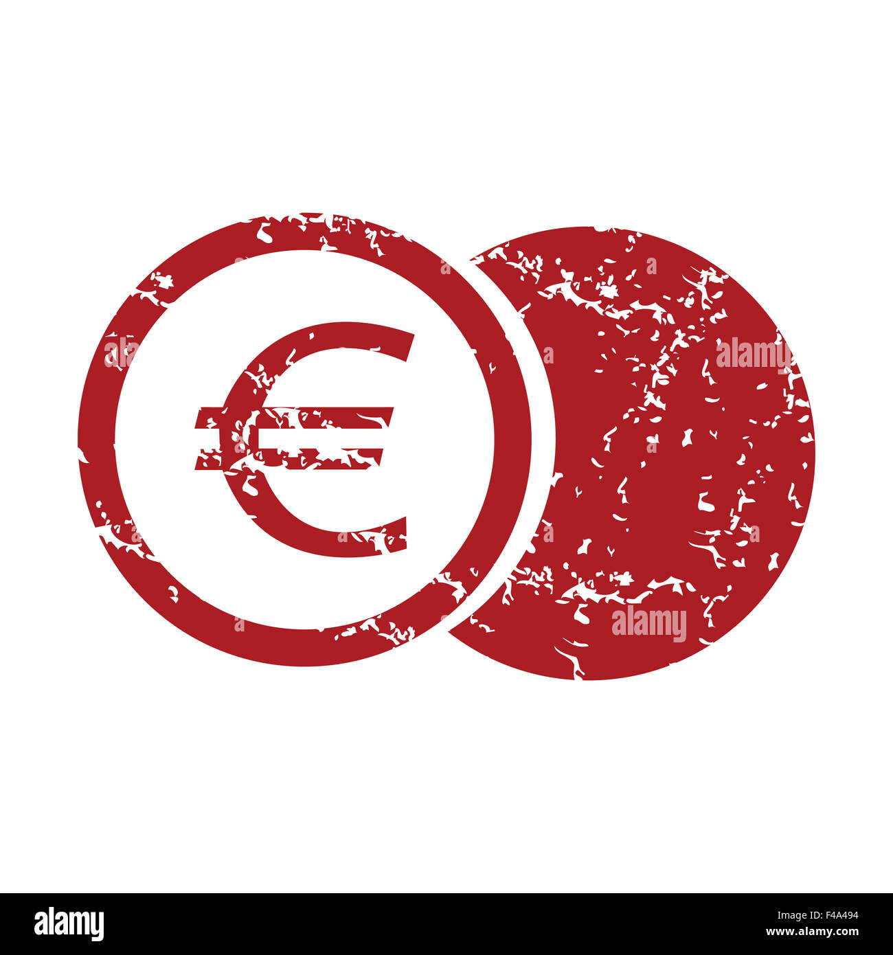 Golden euro logo Banque de photographies et d’images à haute résolution ...