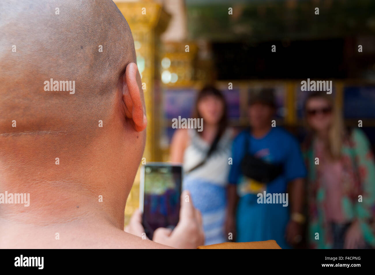 Moine birmanie Banque de photographies et d’images à haute résolution ...