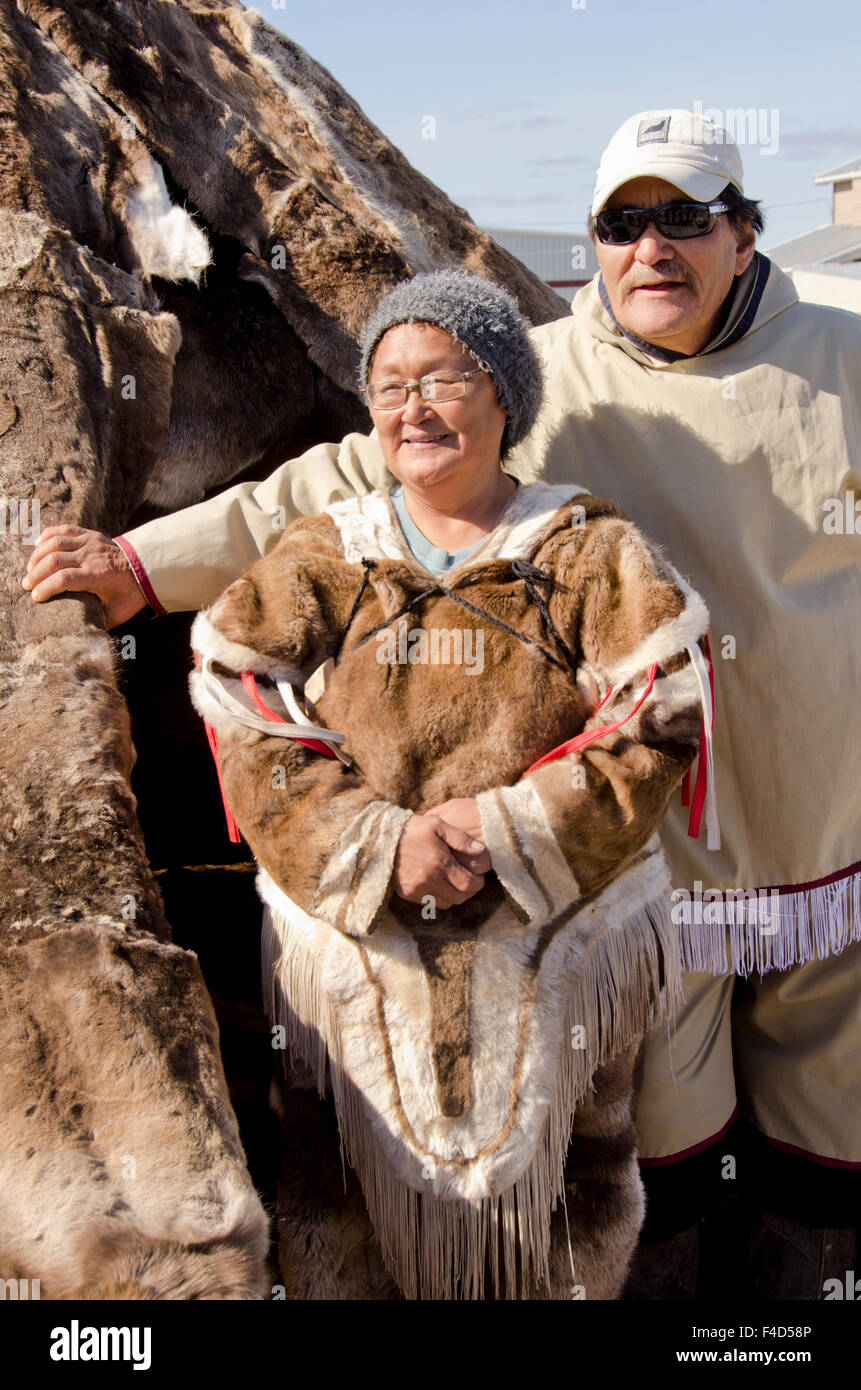 Au Canada, le Nunavut, la baie d'Hudson, Région de Kivalliq, Arviat ...