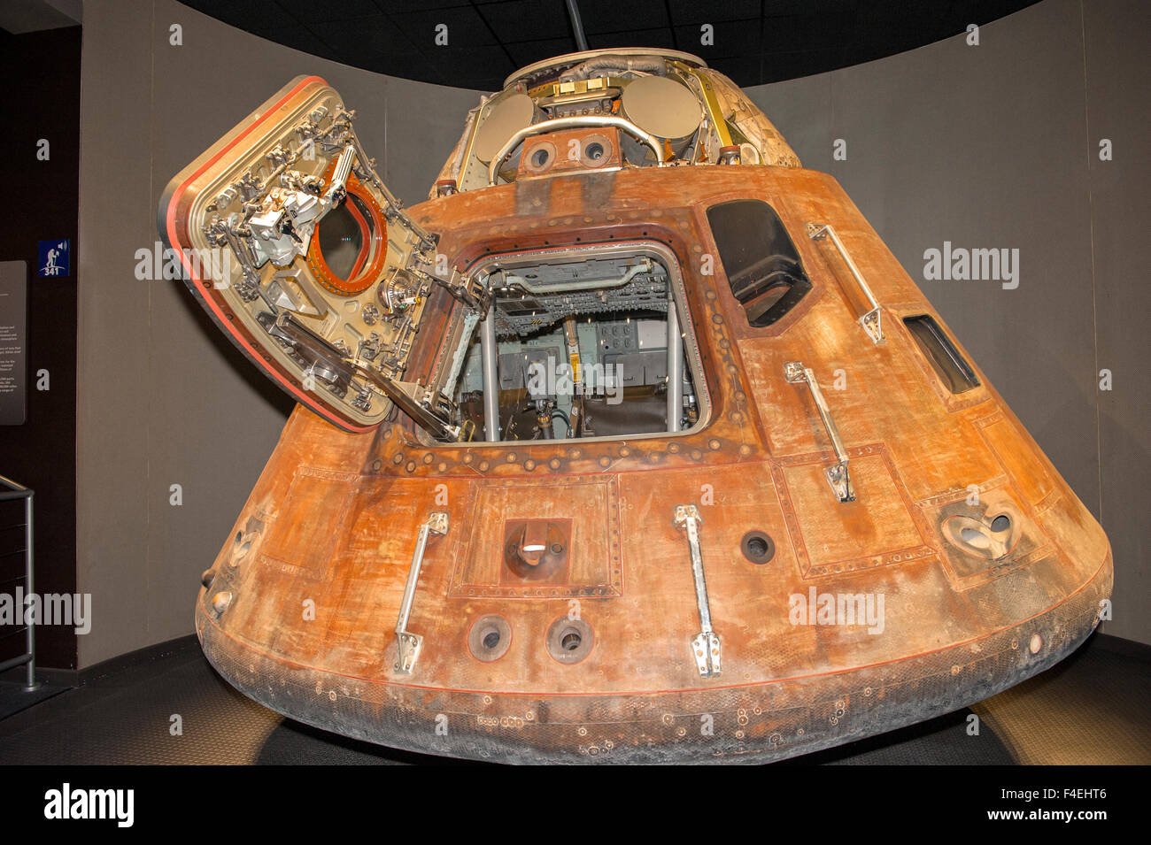 USA, Floride, Titusville, Kennedy Space Center, Apollo/Saturn V center ...