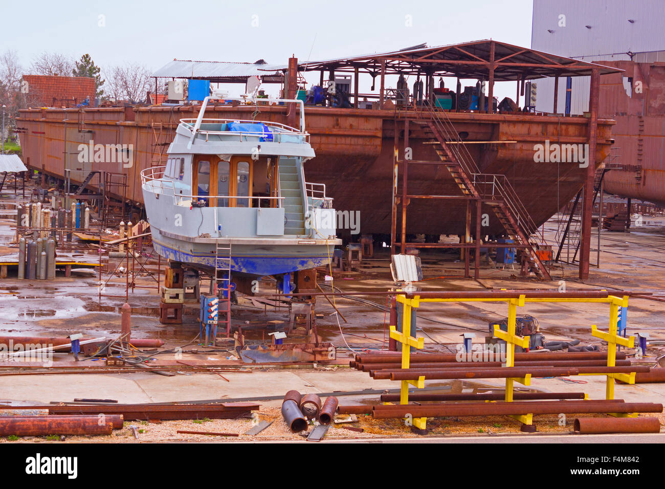 Industrie de l'usine de construction navale Banque de photographies et ...