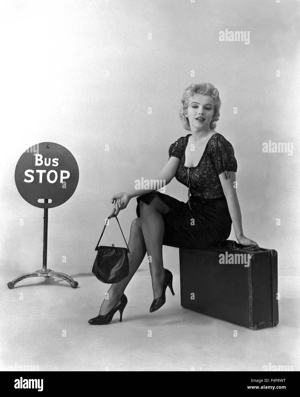 Marilyn Monroe / Arrêt de Bus 1956 réalisé par Joshua Logan Photo Stock ...