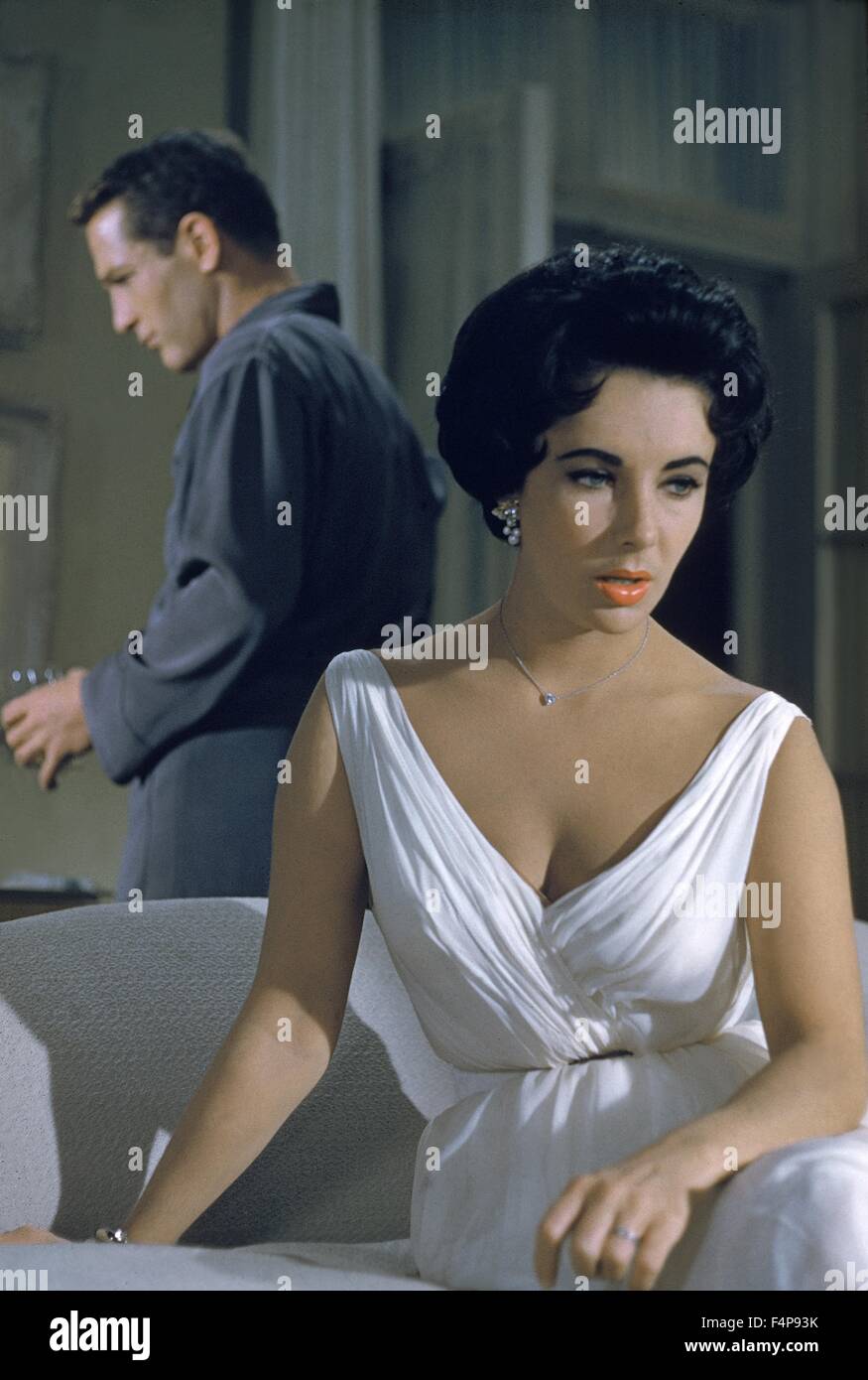 Paul Newman, Elizabeth Taylor / Cat On A Hot Tin Roof 1958 réalisé par ...
