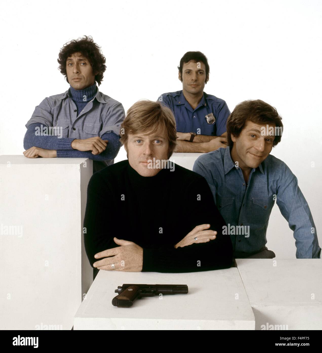 Ron Liebman, Paul Sand, Robert Redford et George Segal / la roche ...