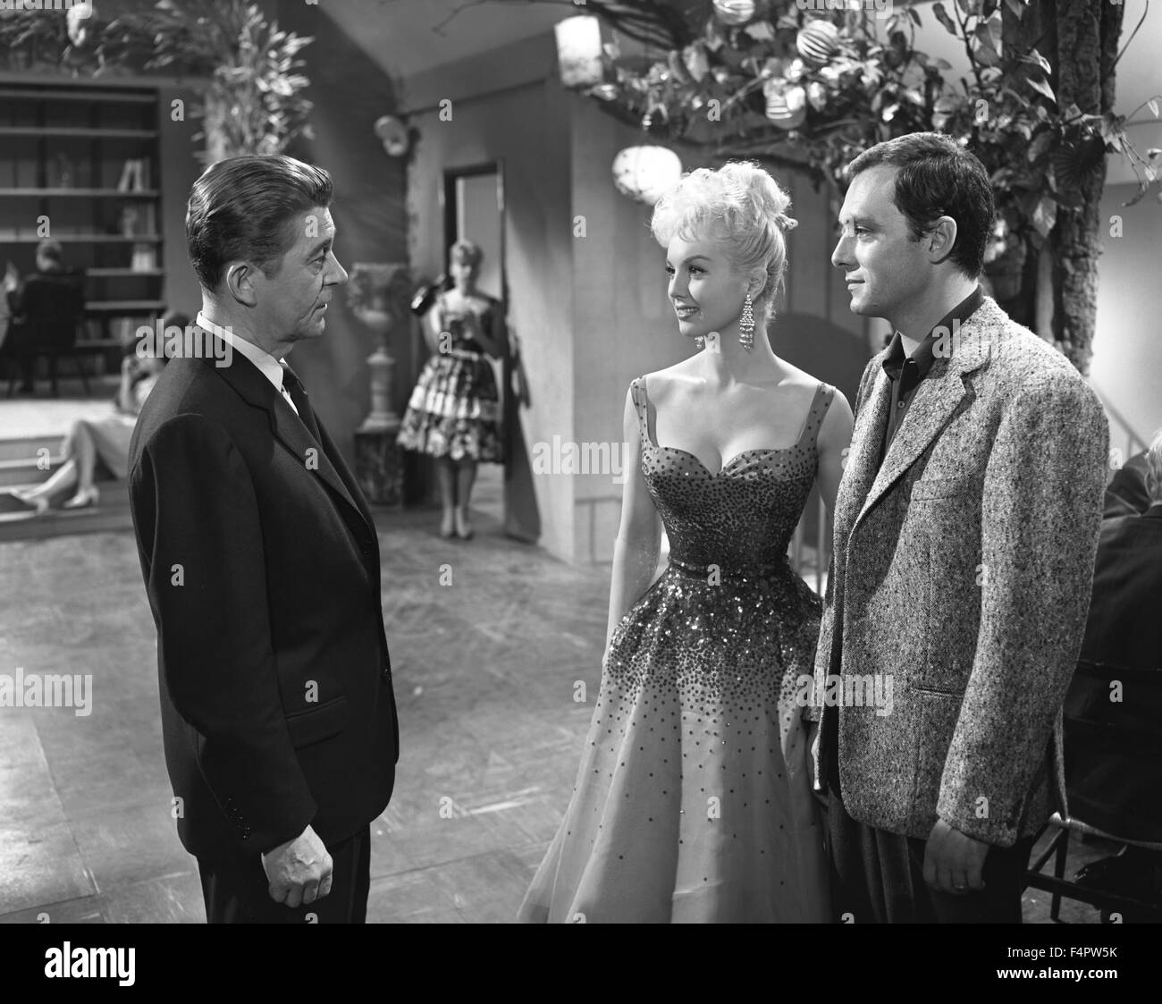 Jean Servais, Mylène Demongeot et Maurice Ronet / CETTE NUIT / 1958 ...