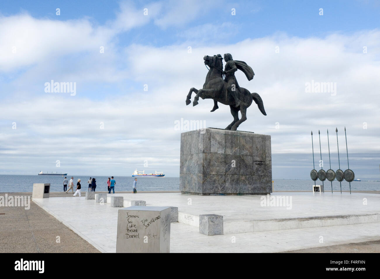 Alexandre le grand monument Banque de photographies et d’images à haute ...