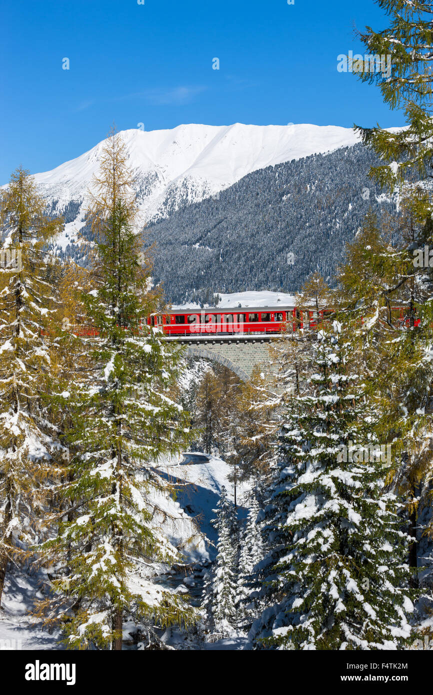 Chemin de fer albula Banque de photographies et d’images à haute ...