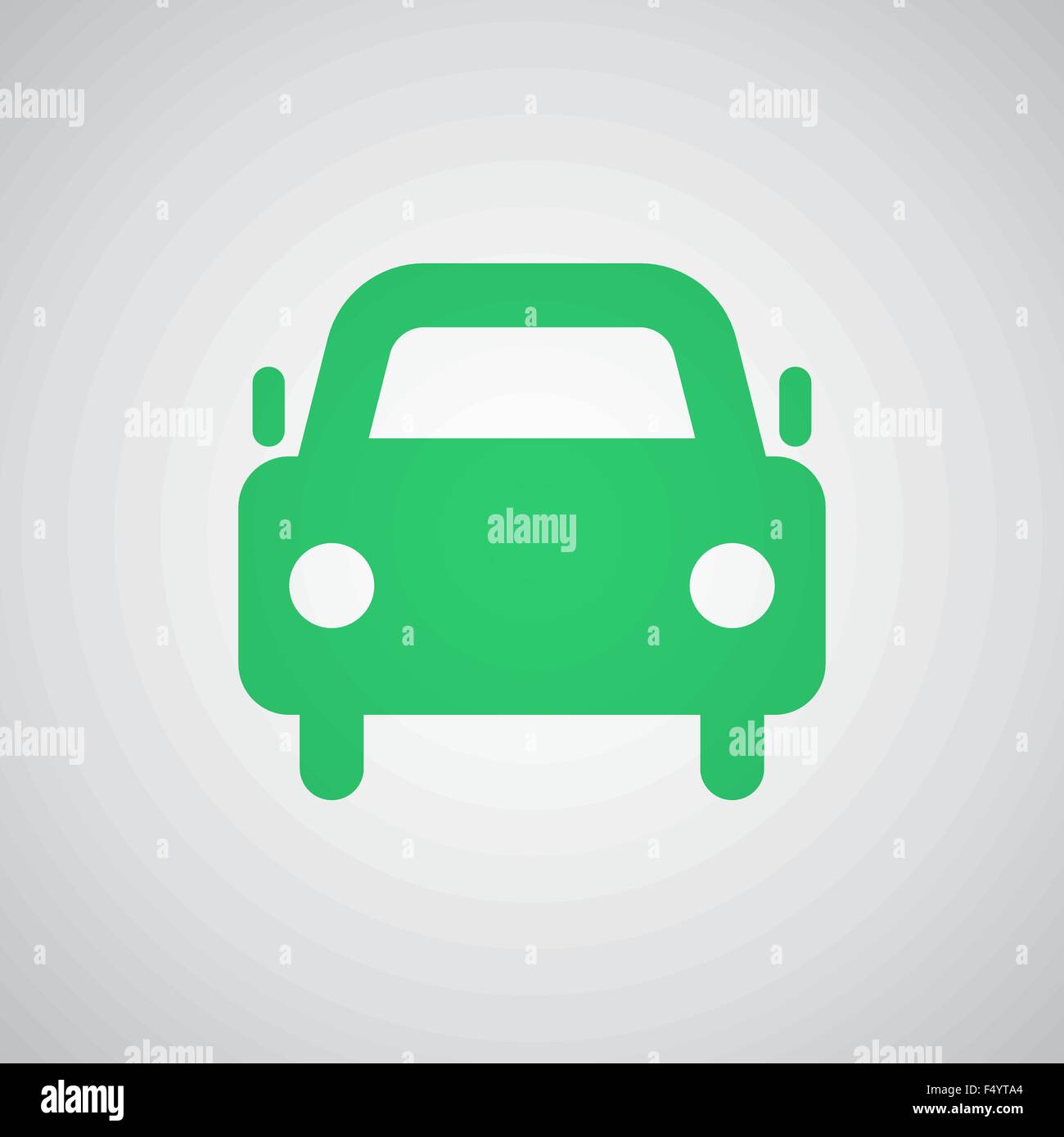 Voiture verte Banque d'images vectorielles - Alamy