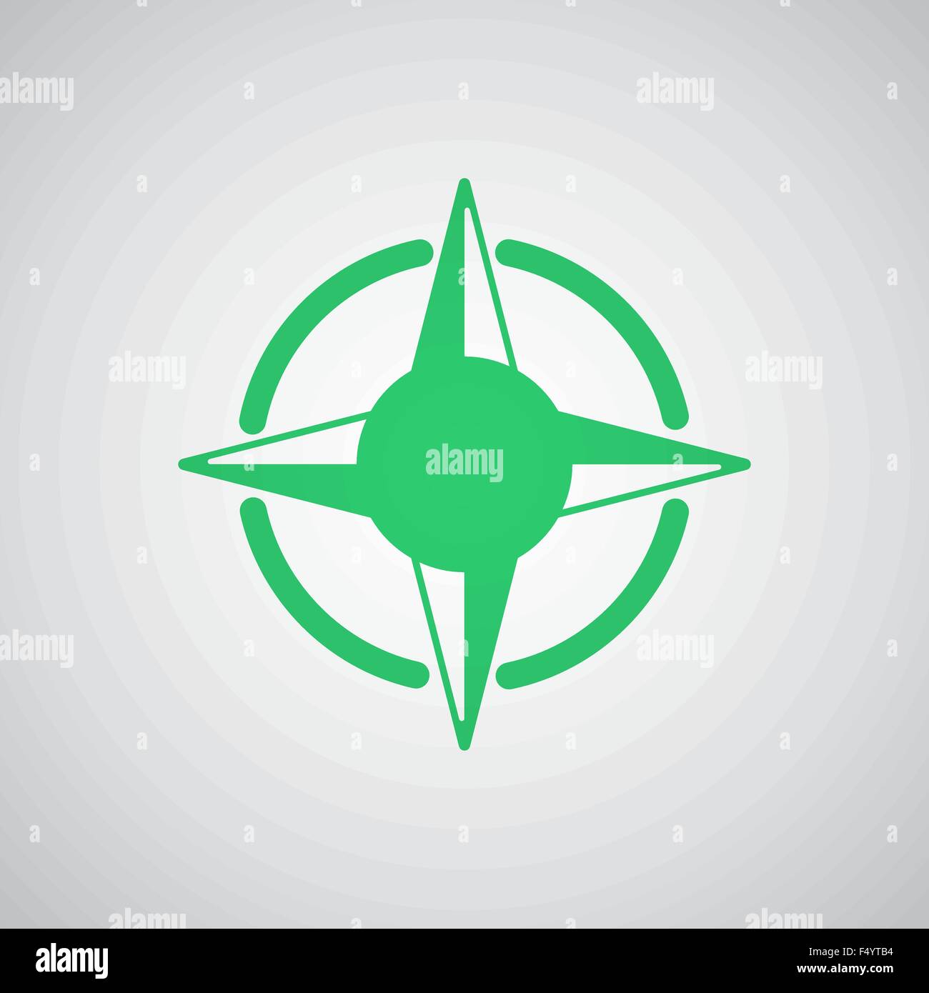 Vert boussole Banque d'images vectorielles - Alamy