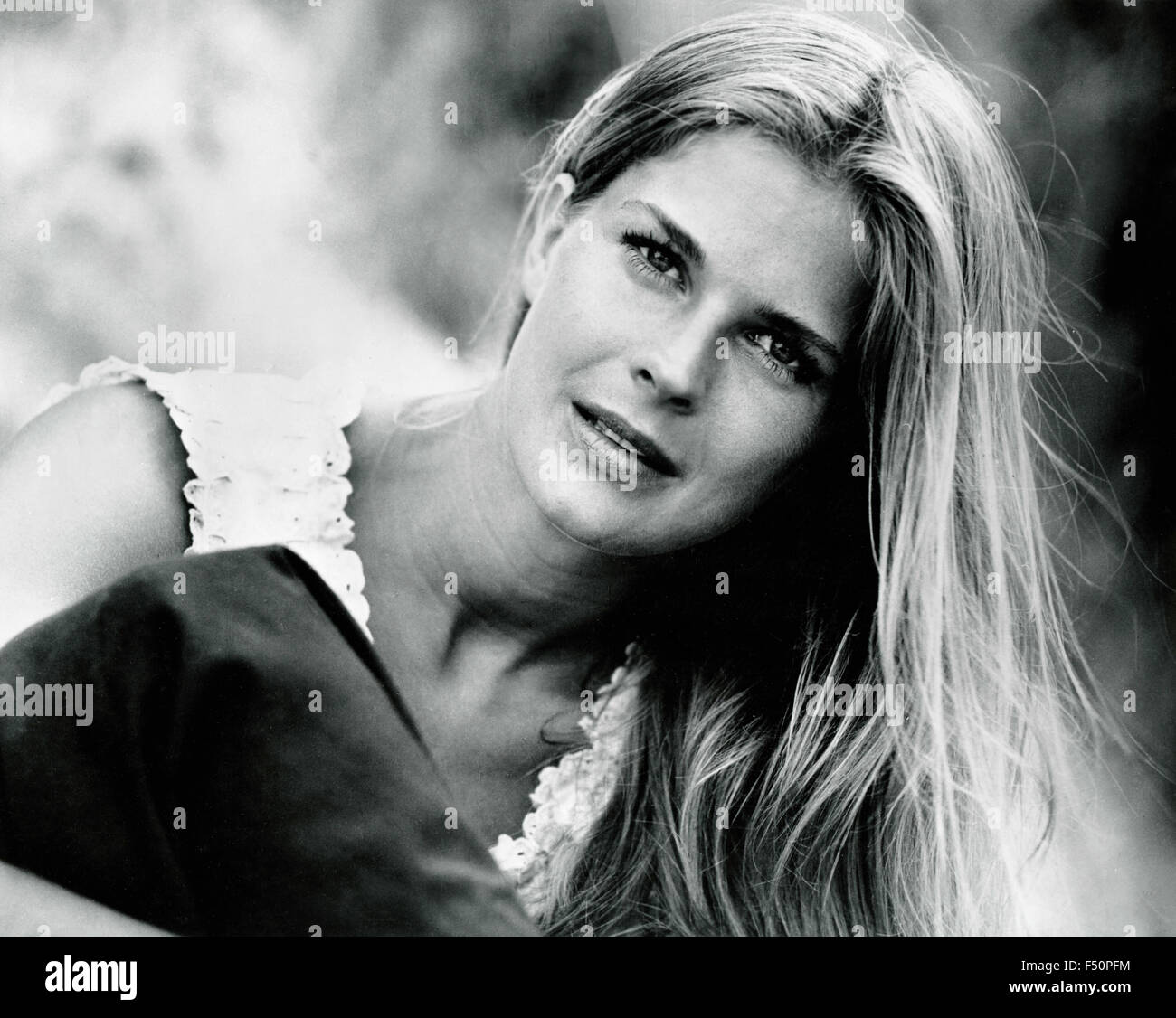 L'actrice Candice Bergen dans une scène du film 'La chasse', USA / UK ...