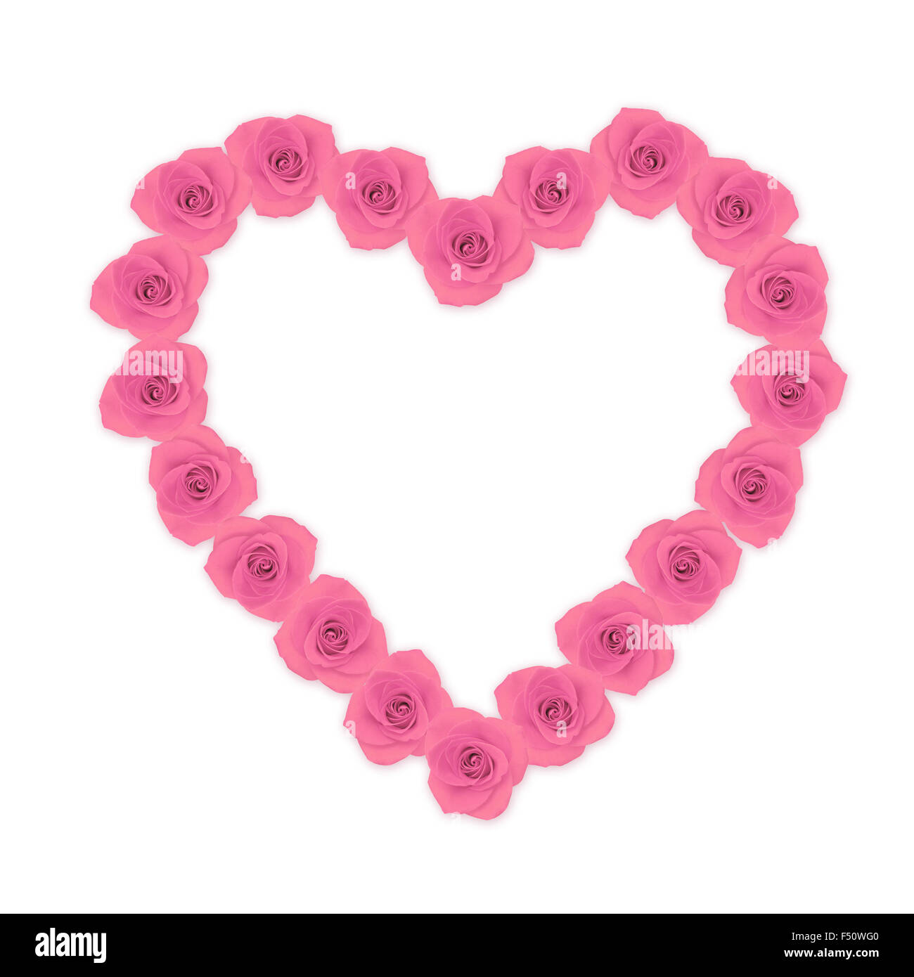 Coeur de pétale de rose saint valentin Banque de photographies et d ...