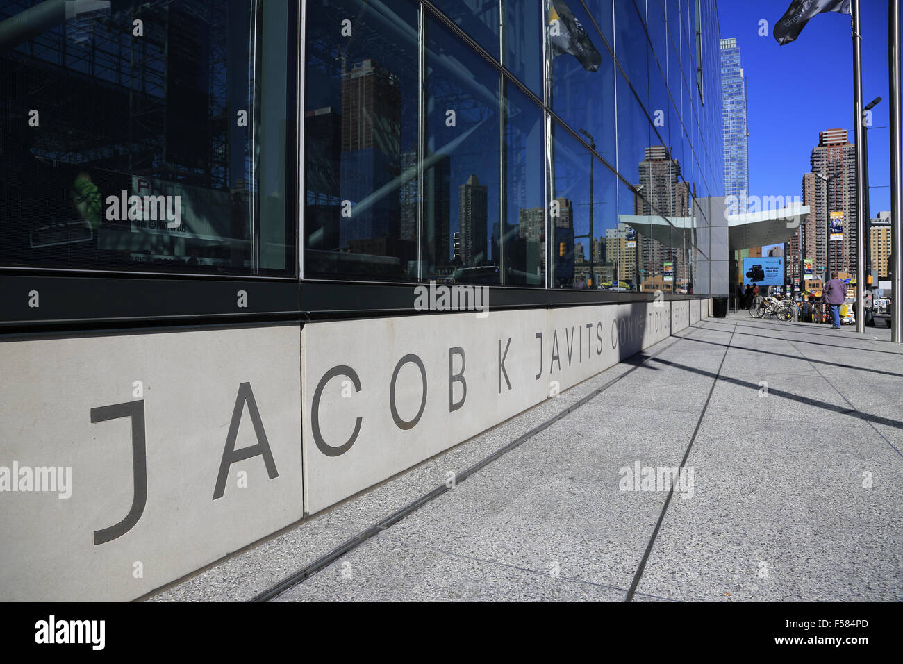 Signe de nom Jacob K. aka Javits Center à west side de Manhattan. La ...