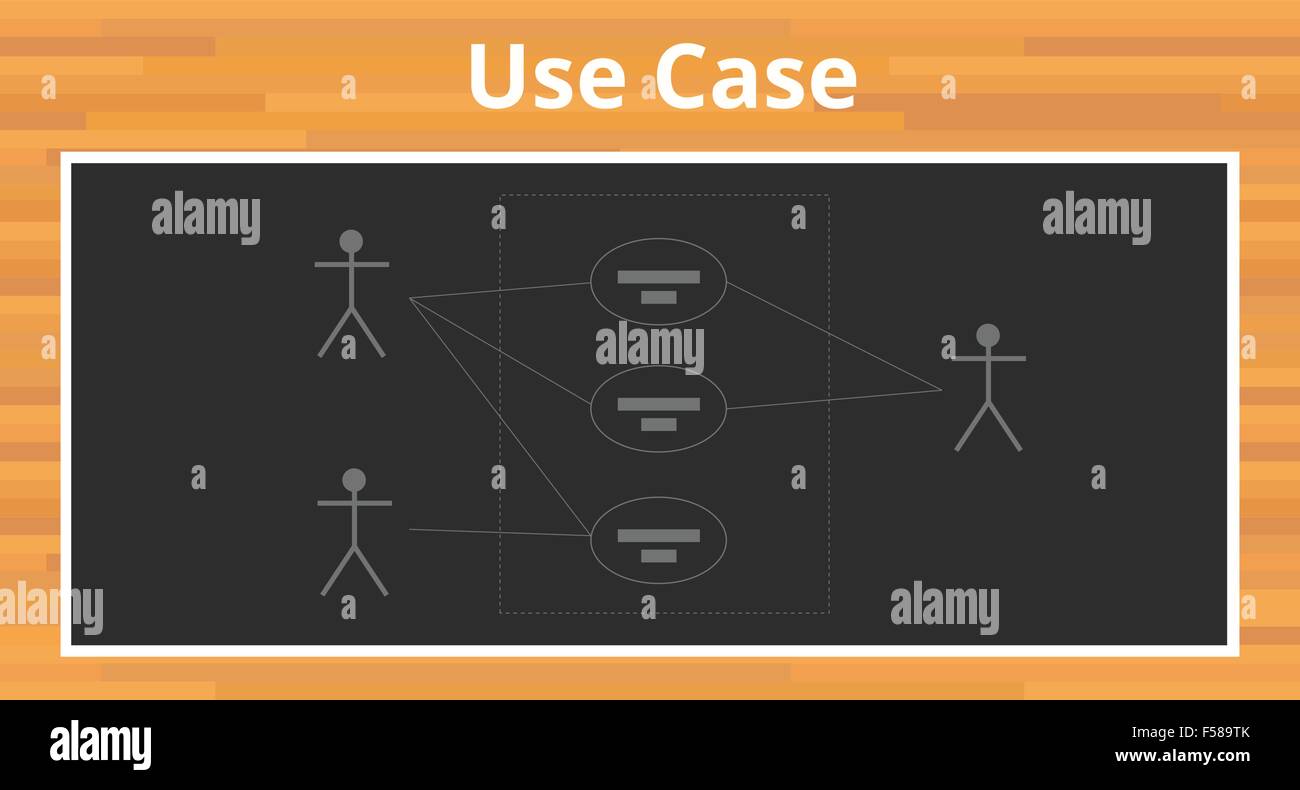 Langage de modélisation unifié uml diagramme de cas d'utilisation Image ...