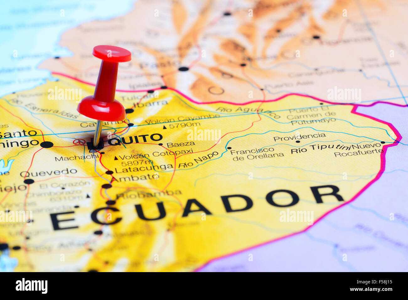 Mappa di quito Banque de photographies et d’images à haute résolution ...