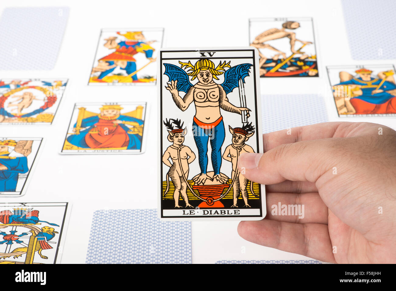 Le tarot du diable Banque de photographies et d’images à haute ...