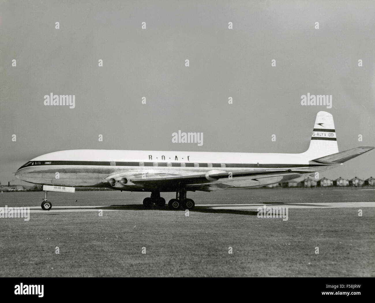 L'avion De Havilland Comet 1 Sanguins ALYX G-BOAC Photo Stock - Alamy