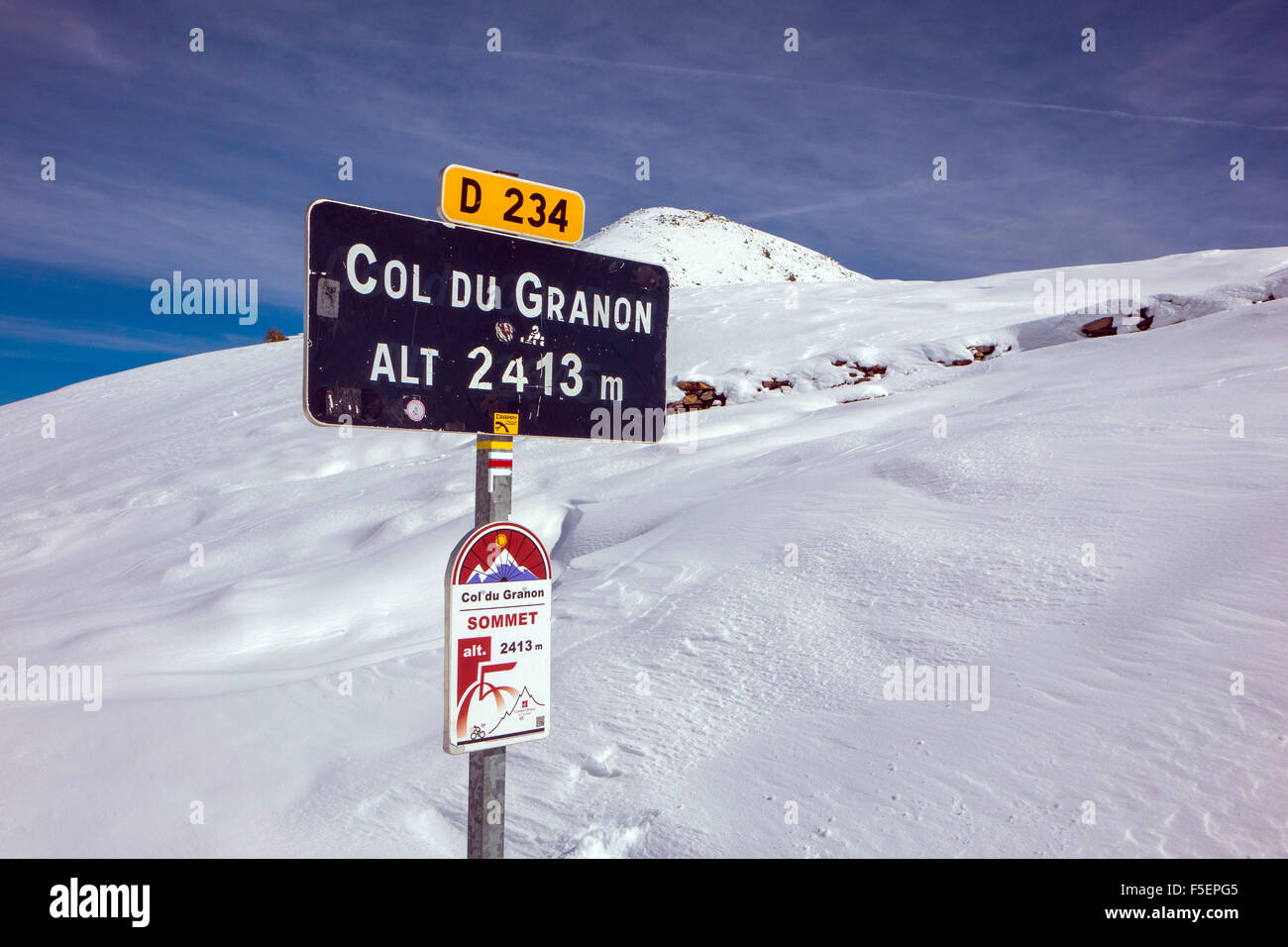 The col de granon Banque de photographies et d’images à haute ...