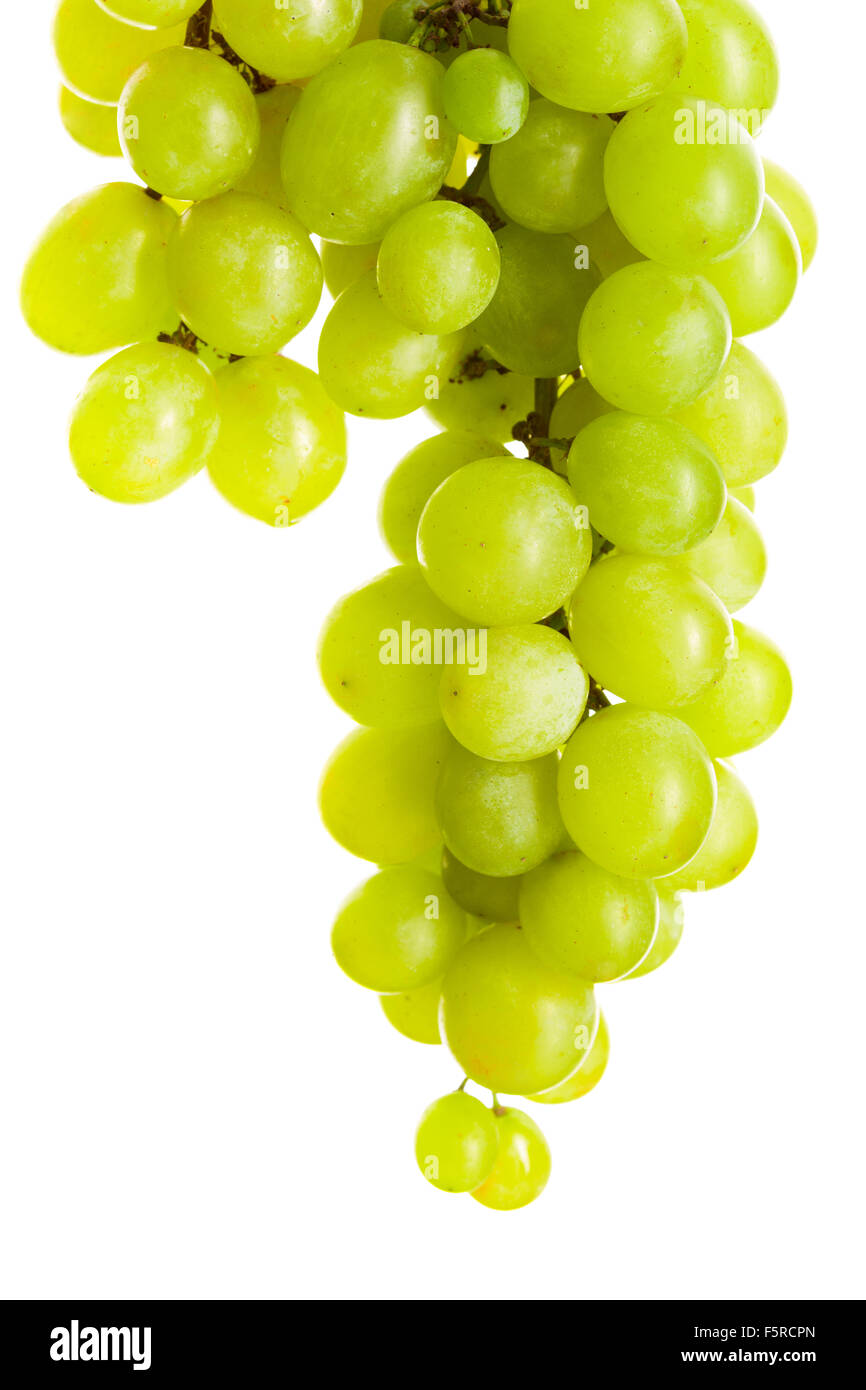Raisins verts isolés Banque de photographies et d’images à haute ...