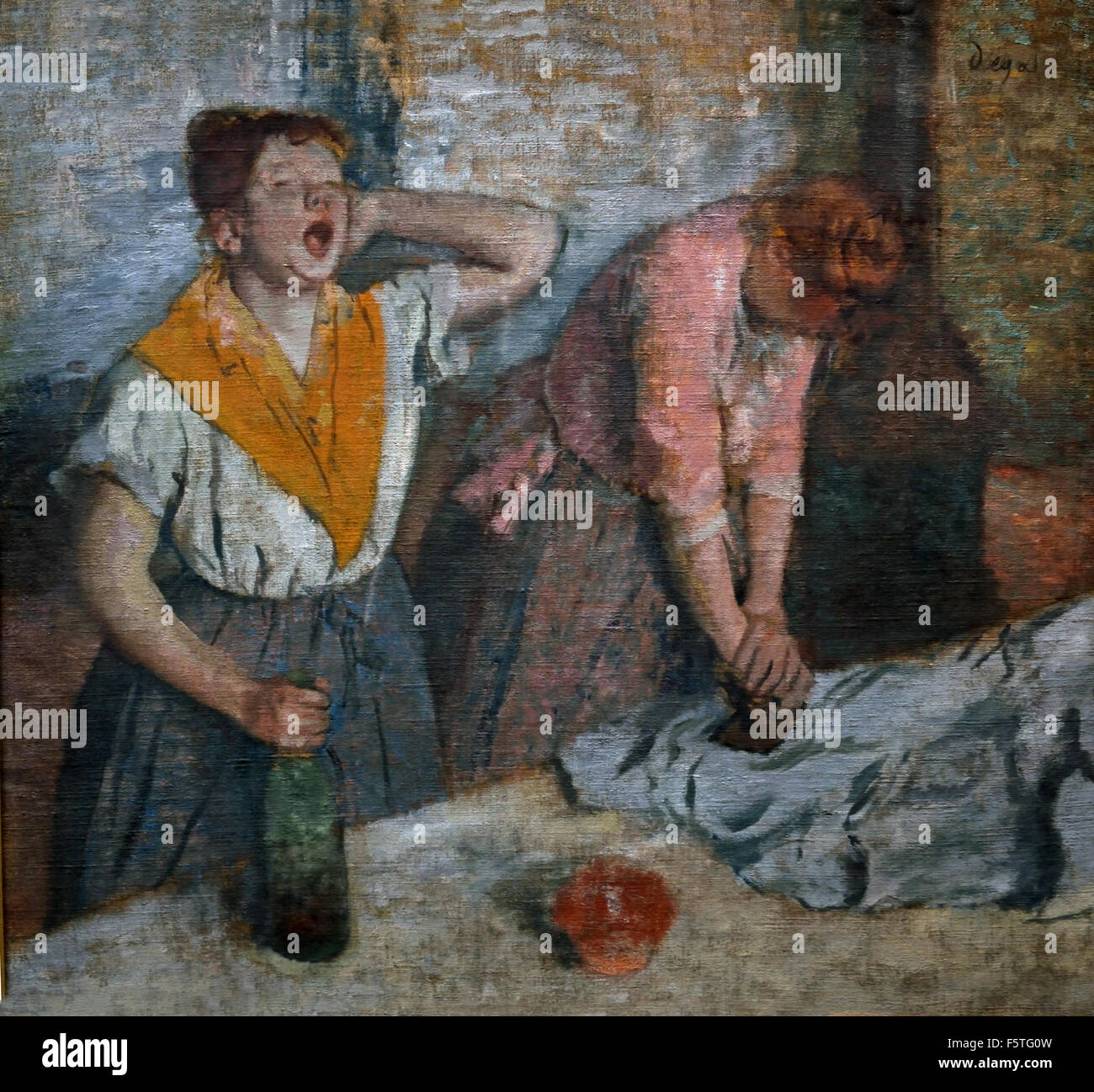 Femmes repassant par edgar degas 1834 1917 Banque de photographies et d ...