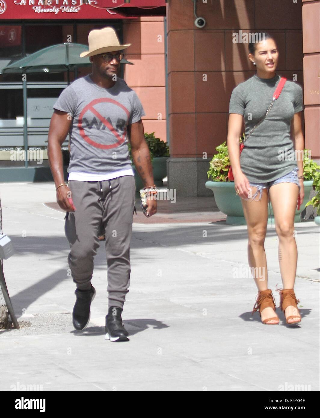 Taye diggs and girlfriend amanza smith brown Banque de photographies et ...