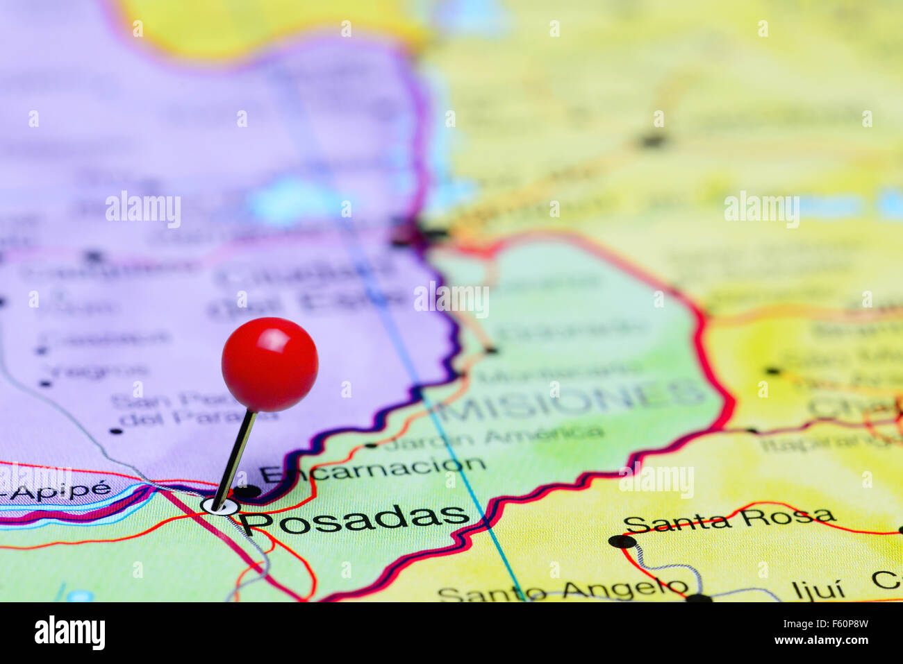 Mappa di posadas Banque de photographies et d’images à haute résolution ...