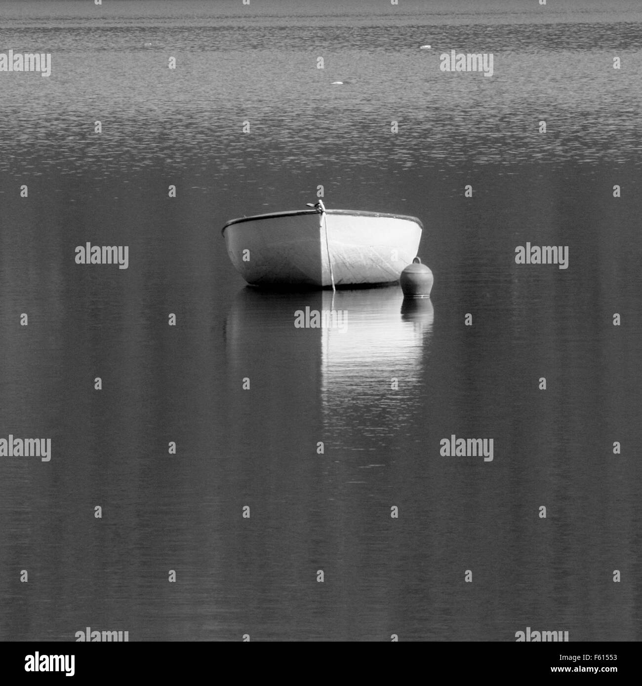 Une barque dans l'eau Photo Stock - Alamy