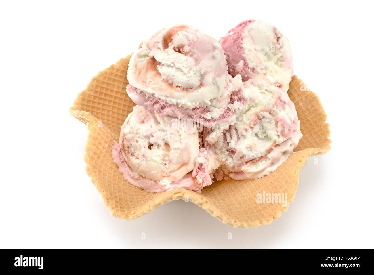 Icecream cone isolated ice cream Banque de photographies et d’images à ...