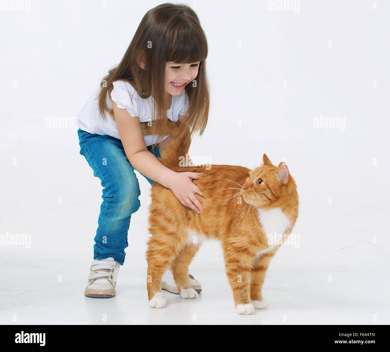 Petite fille dessin animé Banque de photographies et d’images à haute ...