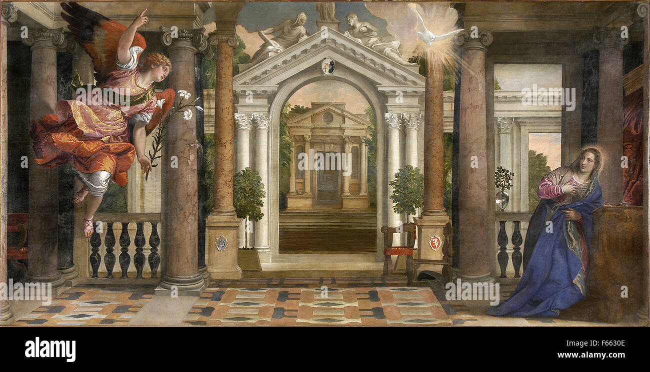 Paolo veronese annunciation Banque de photographies et d’images à haute ...
