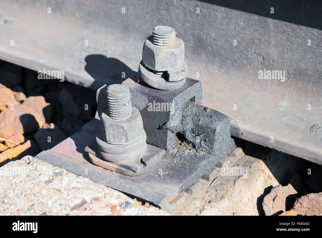 Rail Fastening Banque d'image et photos - Alamy