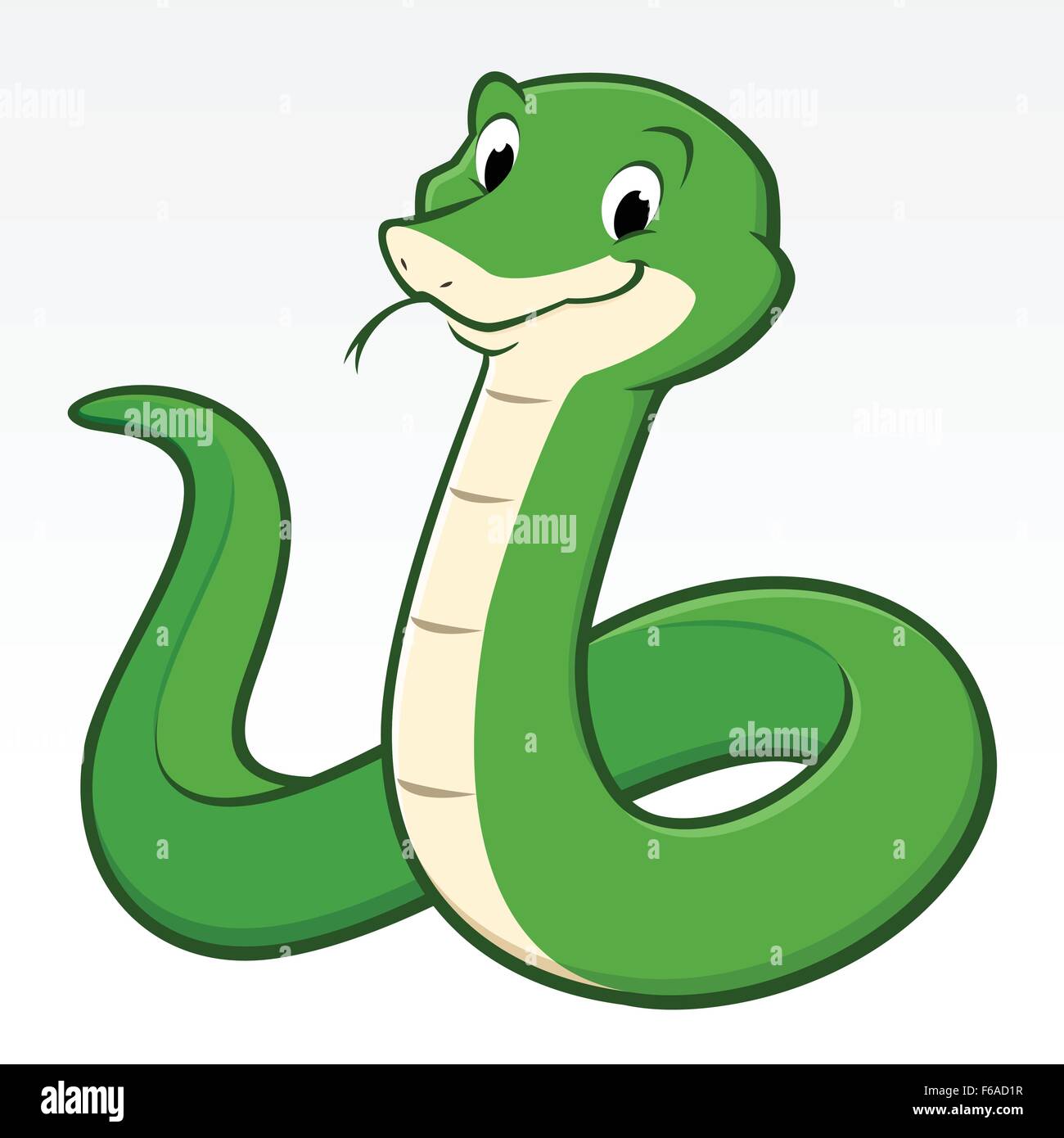 Serpent de dessin animé Image Vectorielle Stock - Alamy