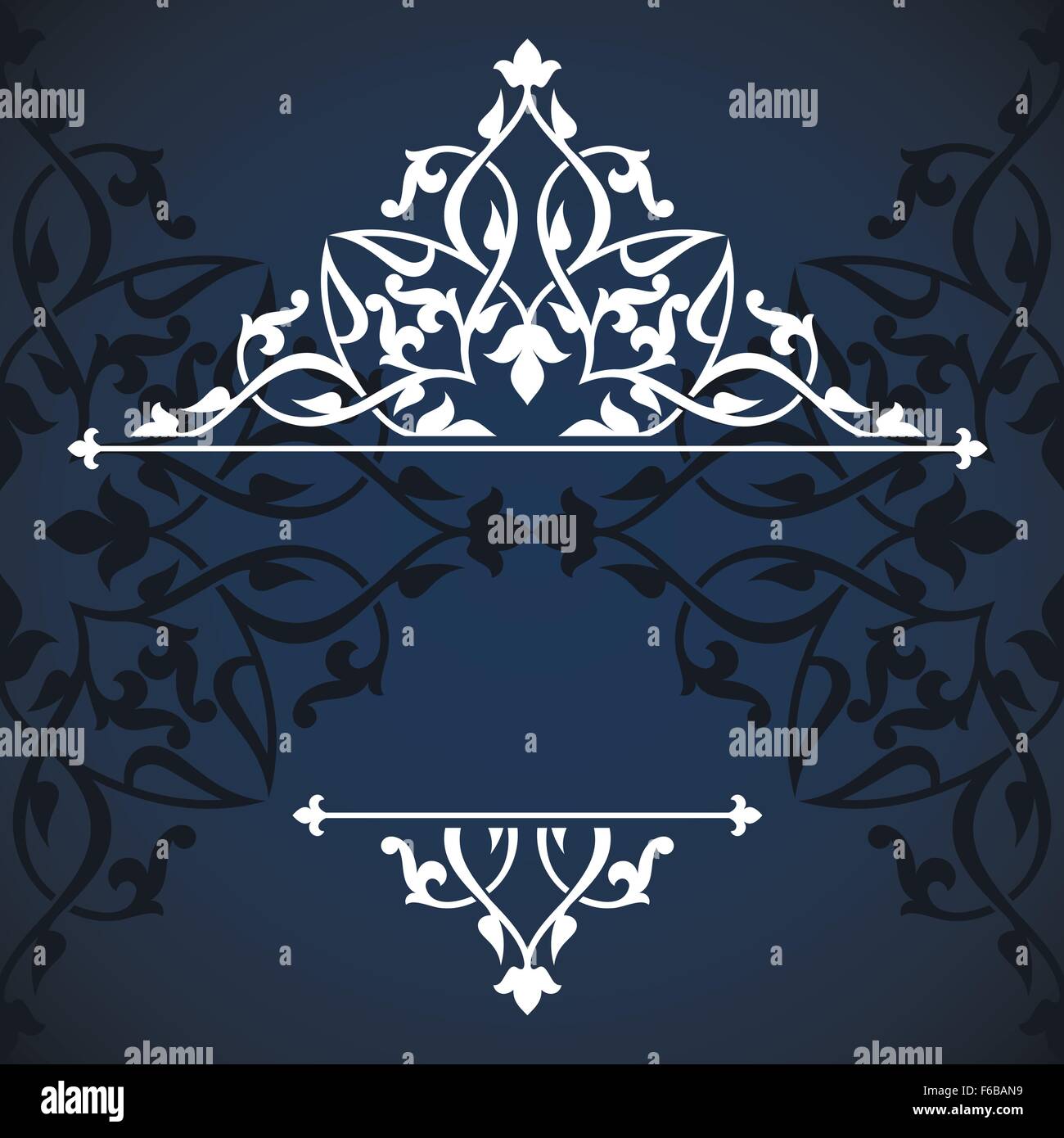 Frise arabesque Banque d'images vectorielles - Alamy