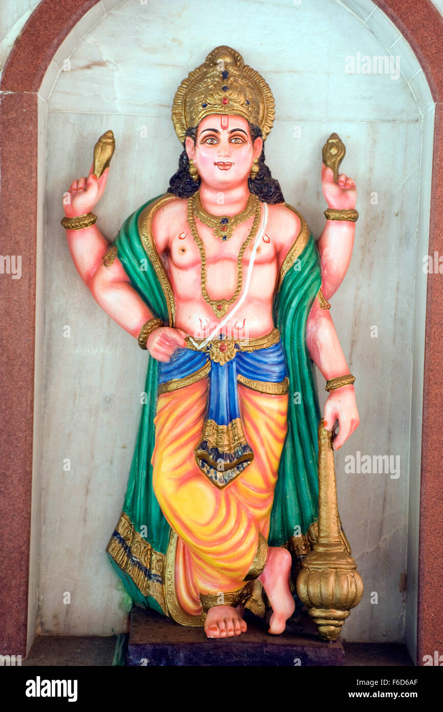 Ravalnath Dwarpal entrée de shri temple, pernem, Goa, Inde, Asie Photo ...