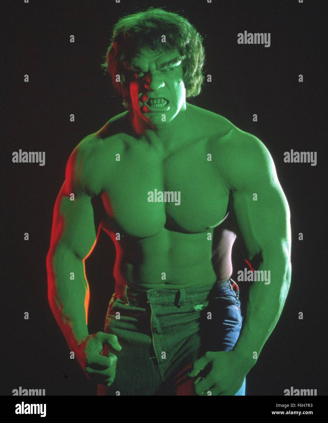 Lou ferrigno comme titre de film hulk l'incroyable hulk Banque de ...