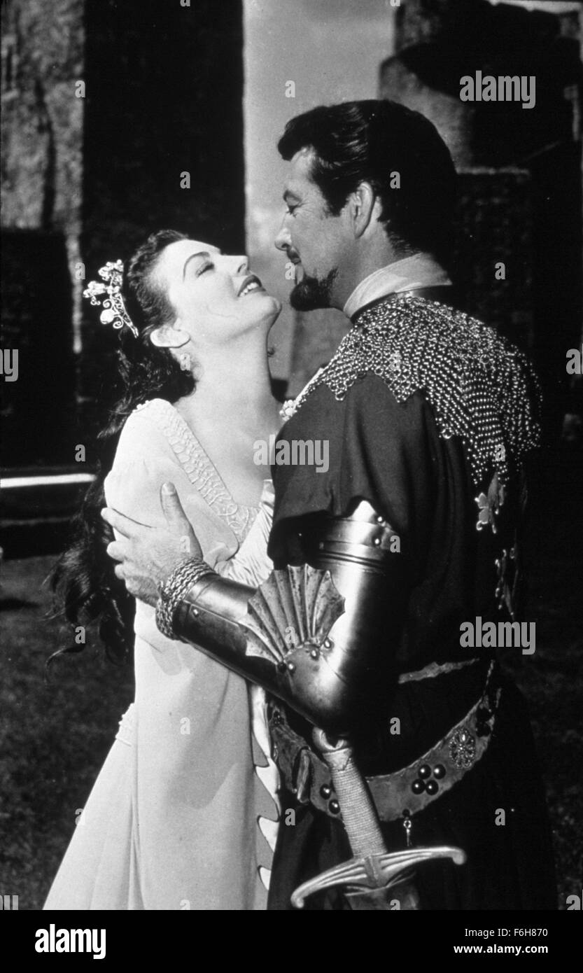 1954, le titre du film : CHEVALIERS DE LA TABLE RONDE, Directeur ...