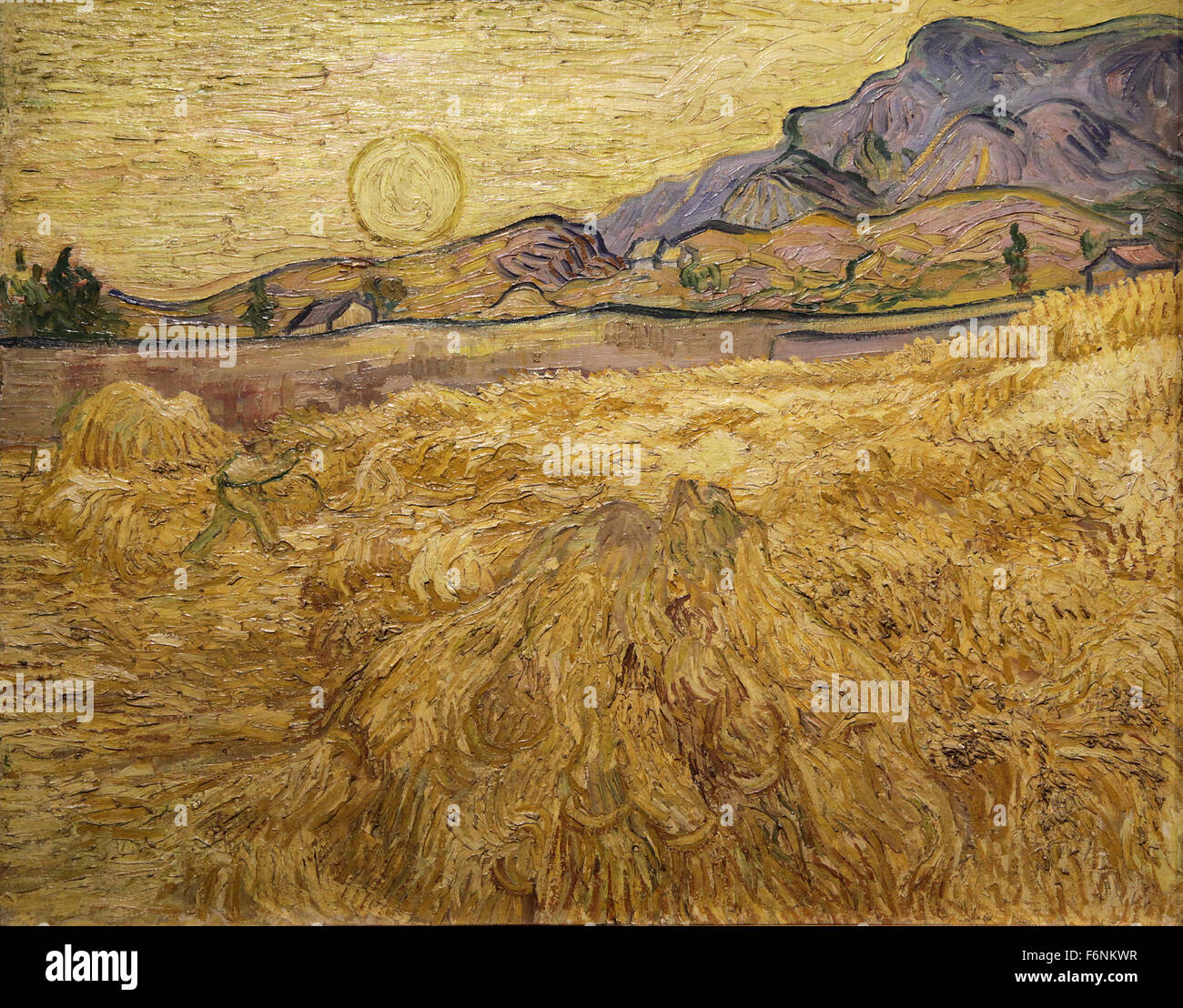 Le moissonneur van gogh Banque de photographies et d’images à haute ...