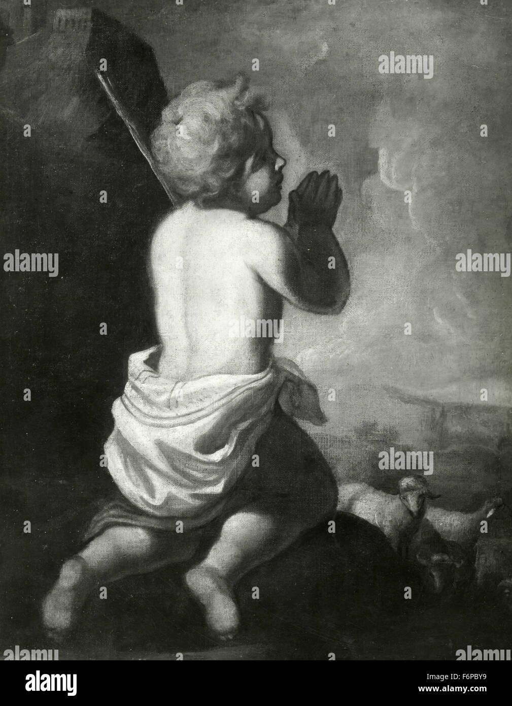 Saint Jean Baptiste, la peinture de Murillo Photo Stock - Alamy