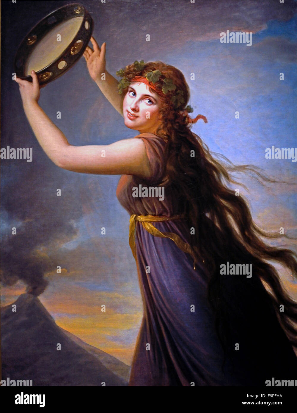 Portrait d'Emma, Lady Hamilton, comme une bacchante 1790 ( Walker Art ...