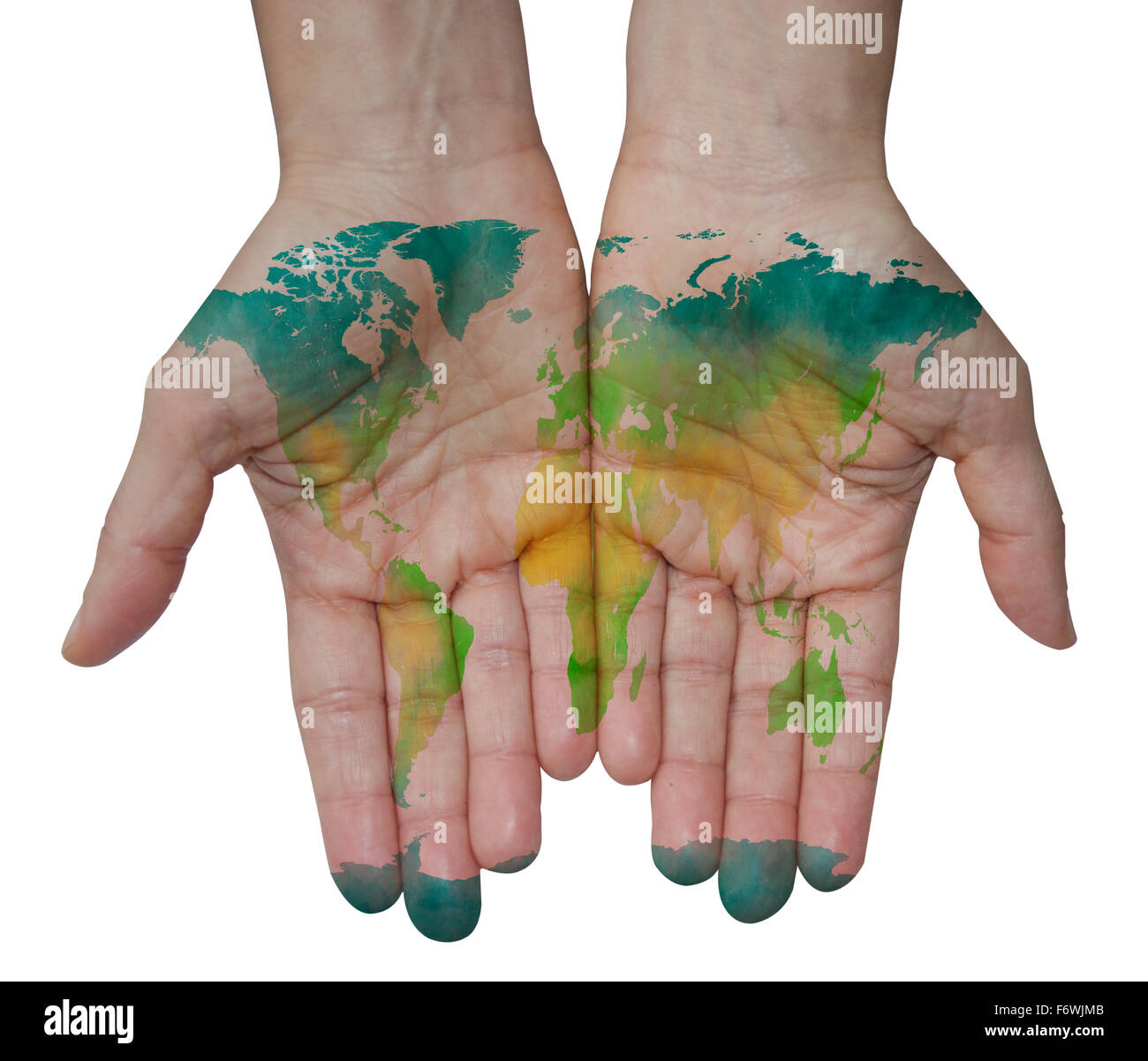 Le monde entre vos mains grâce à la carte du monde Photo Stock - Alamy Le monde entre vos mains grâce à la carte du monde Photo Stock - Alamy