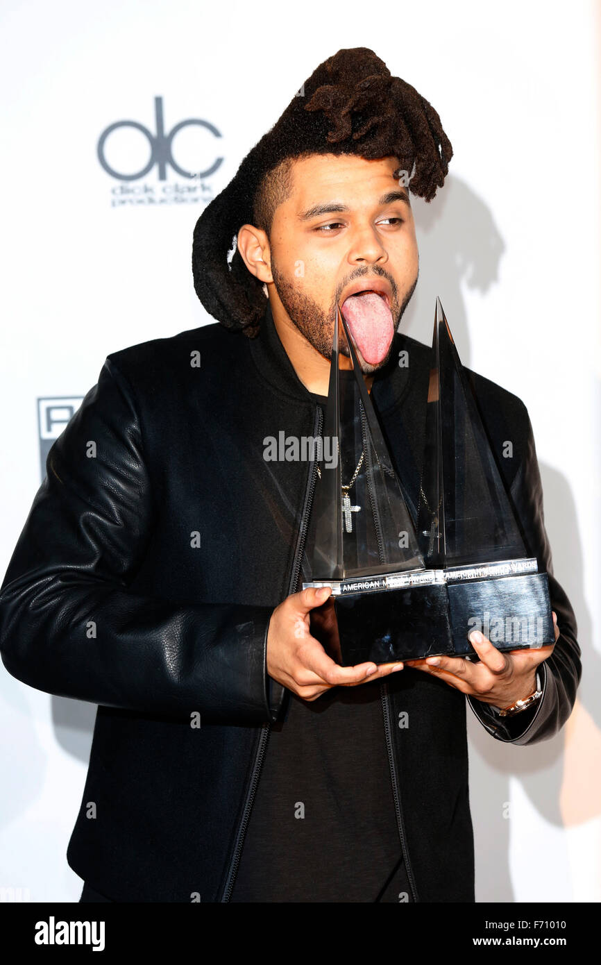 Abel Tesfaye Of The Weeknd Banque d'image et photos - Alamy
