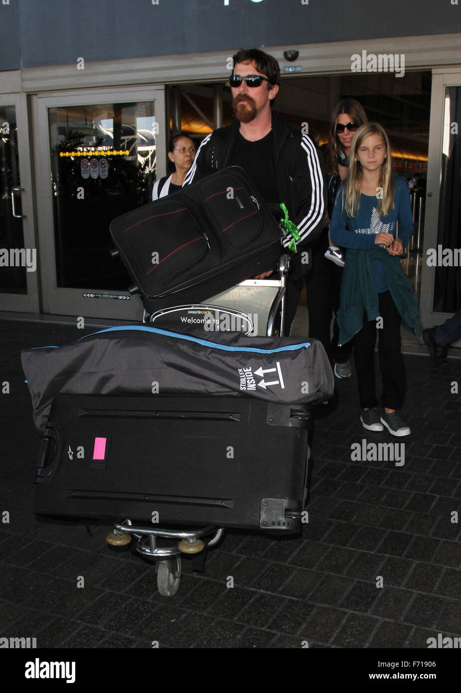 Christian bale and daughter emmeline bale Banque de photographies et d ...