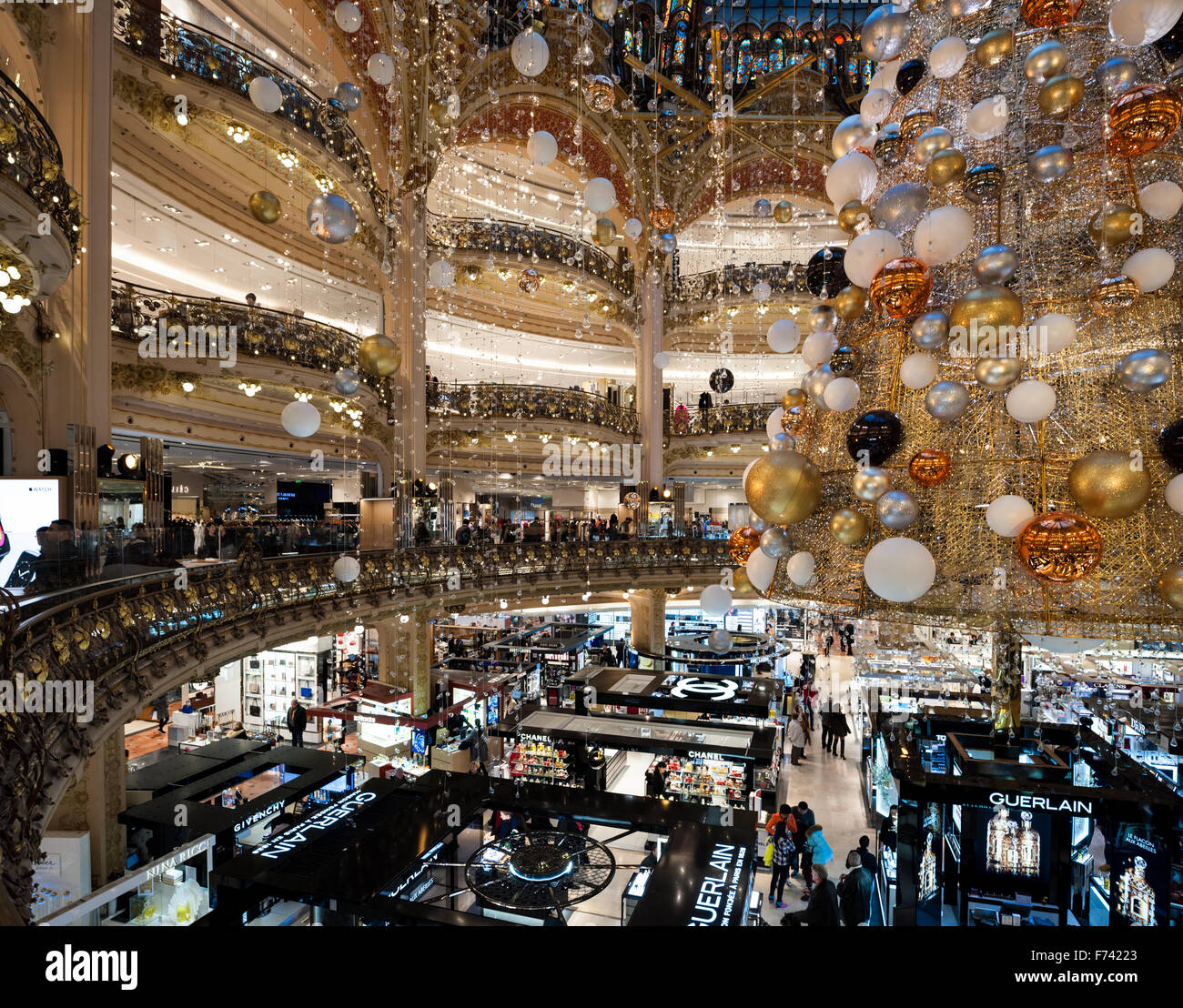 Paris Galerie Lafayette Banque d'image et photos - Alamy